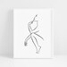 Woman Body Line Art, Minimalist Figure Art, Abstract Female Body Art ...