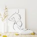 Pregnant Woman Line Art Pregnancy Line Drawing Mom and Baby - Etsy