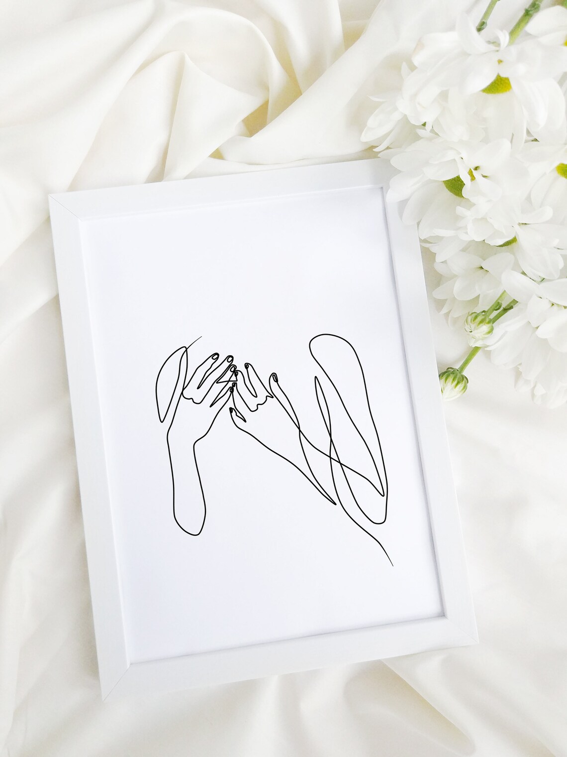 Woman Body Outline Art Abstract Female Figure Print Minimal | Etsy