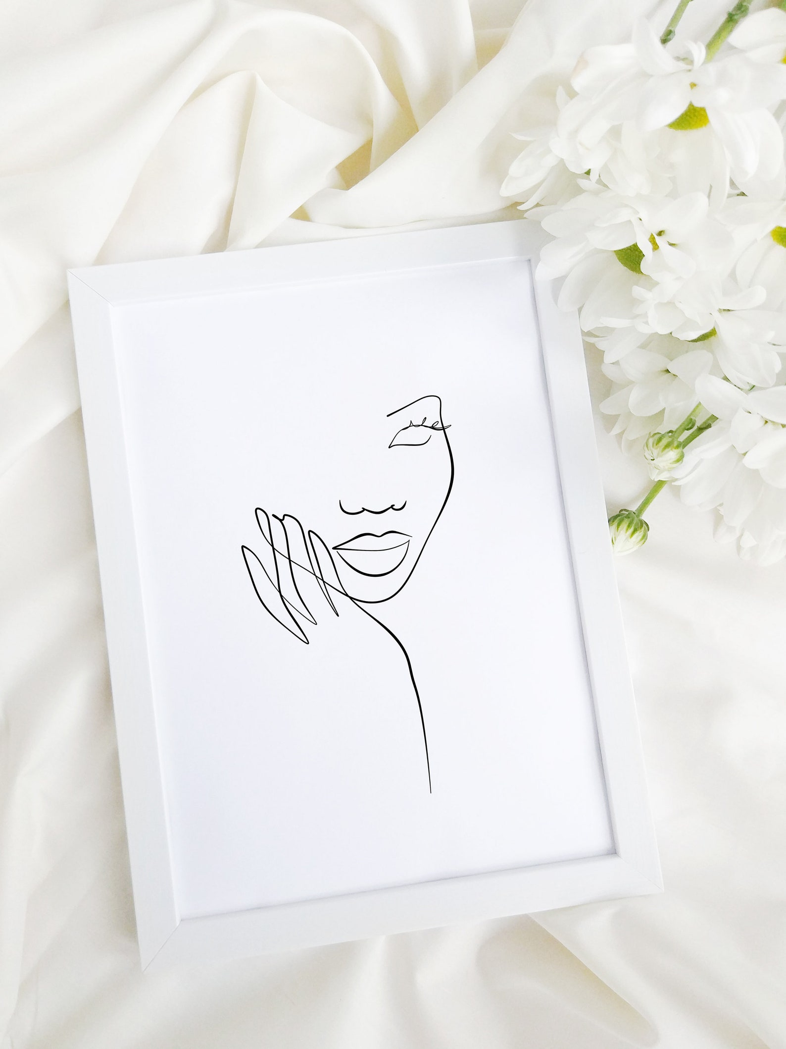 Black Woman Line Art African American Wall Art Black Girl - Etsy