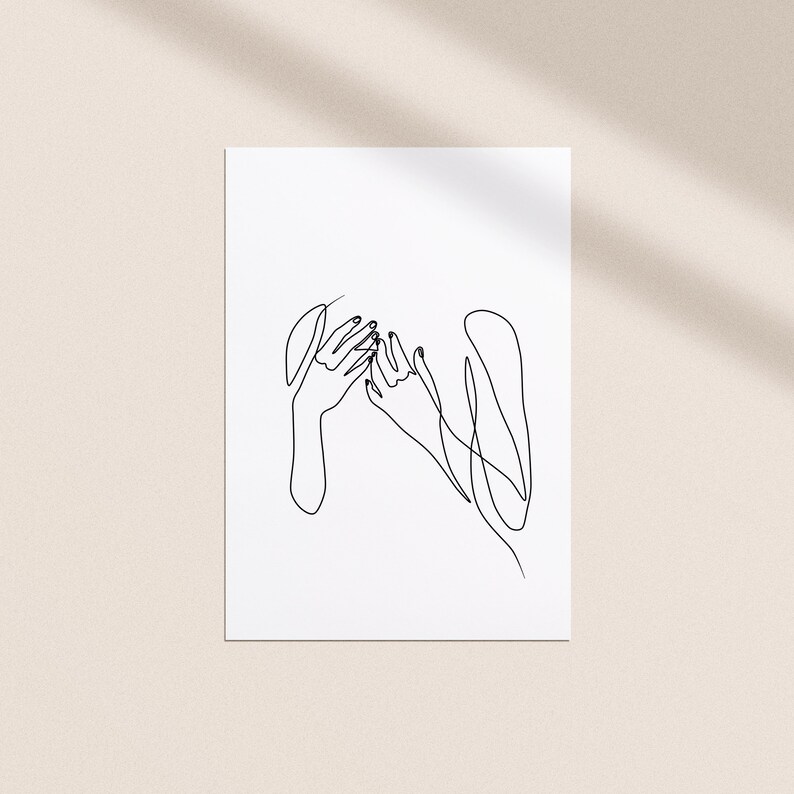Woman Body Outline Art Abstract Female Figure Print Minimal - Etsy