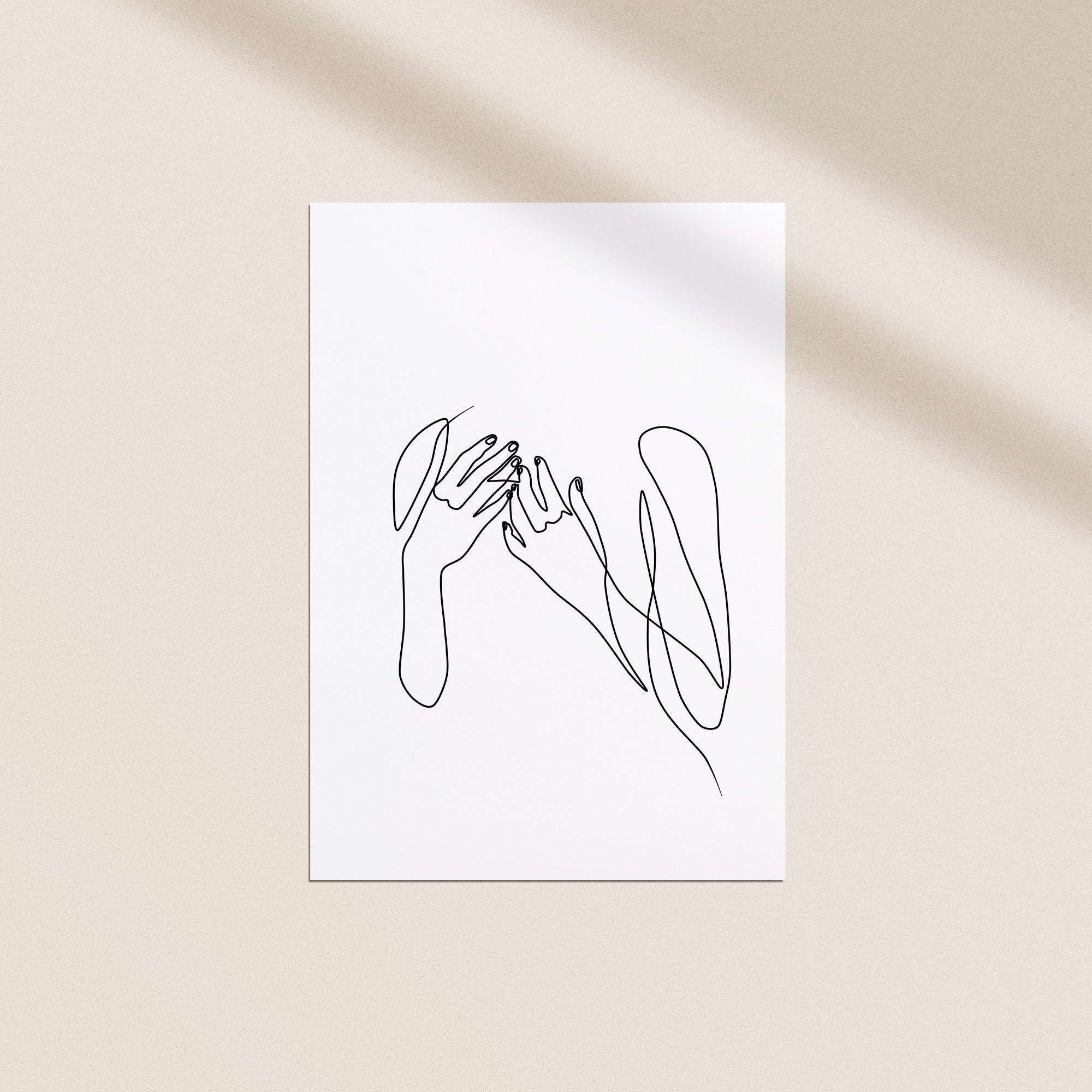 Woman Body Outline Art Abstract Female Figure Print Minimal | Etsy