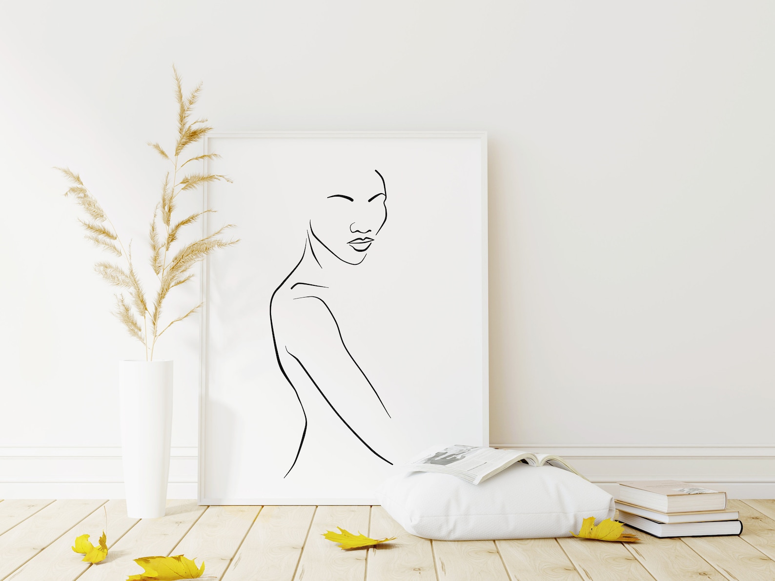 African American Line Art, Abstract Black Woman Art, Minimalist African ...