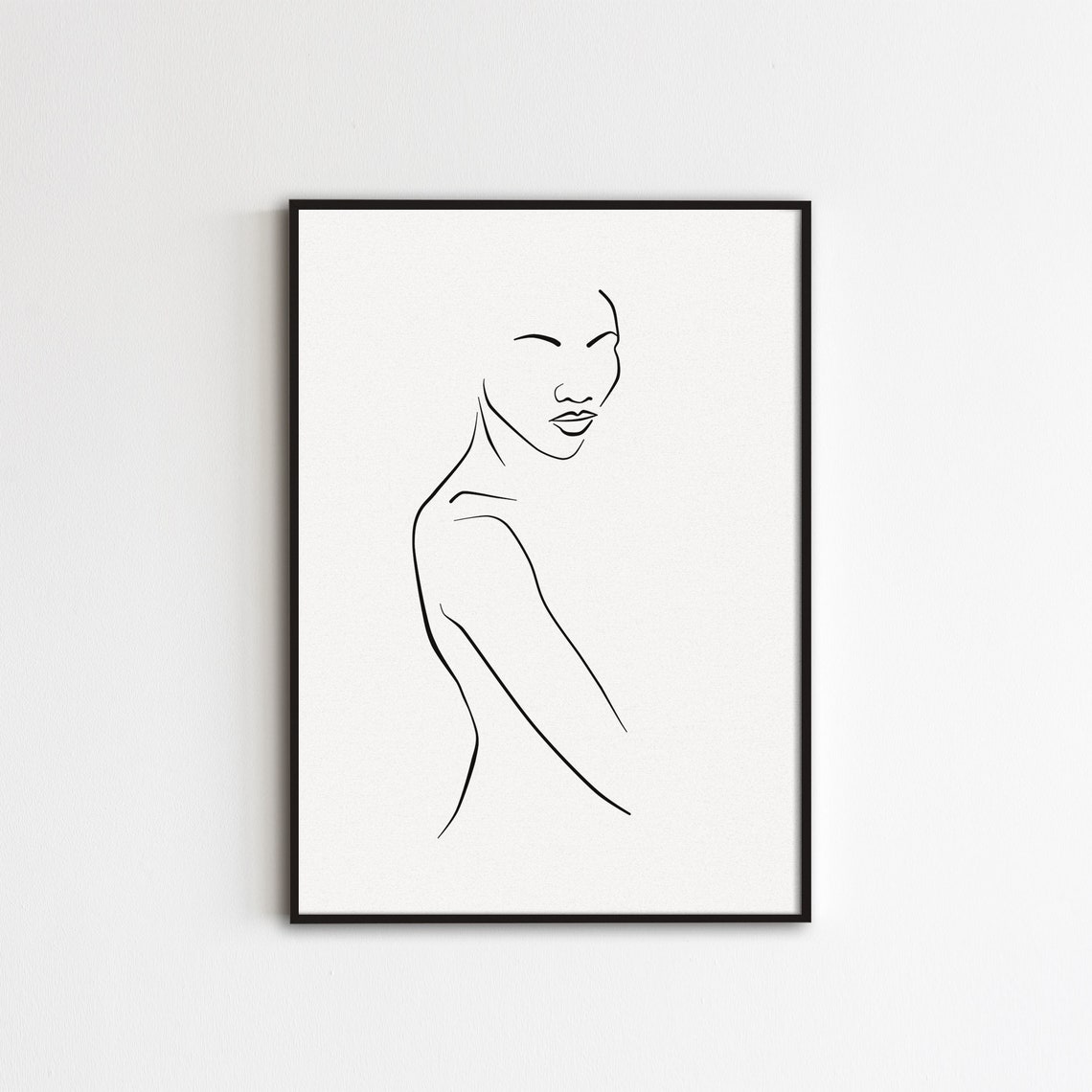 African American Line Art Abstract Black Woman Art - Etsy