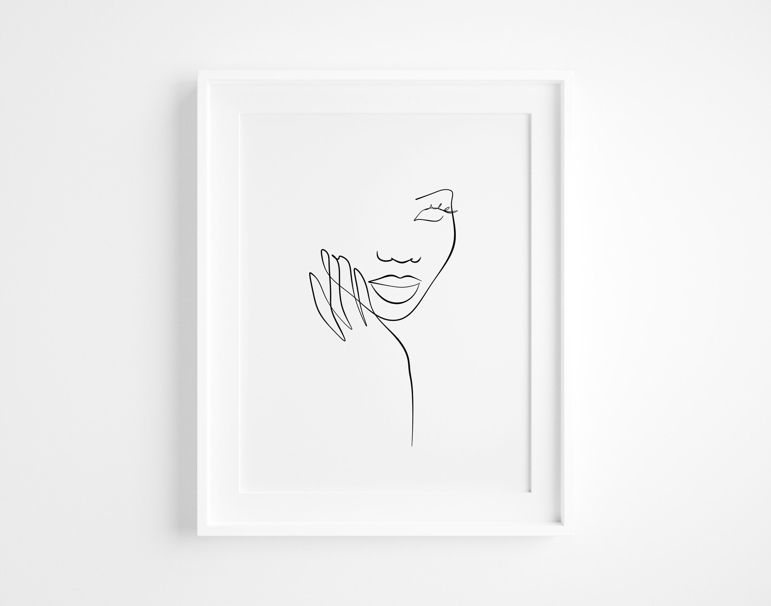 Black Woman Line Art African American Wall Art Black Girl - Etsy