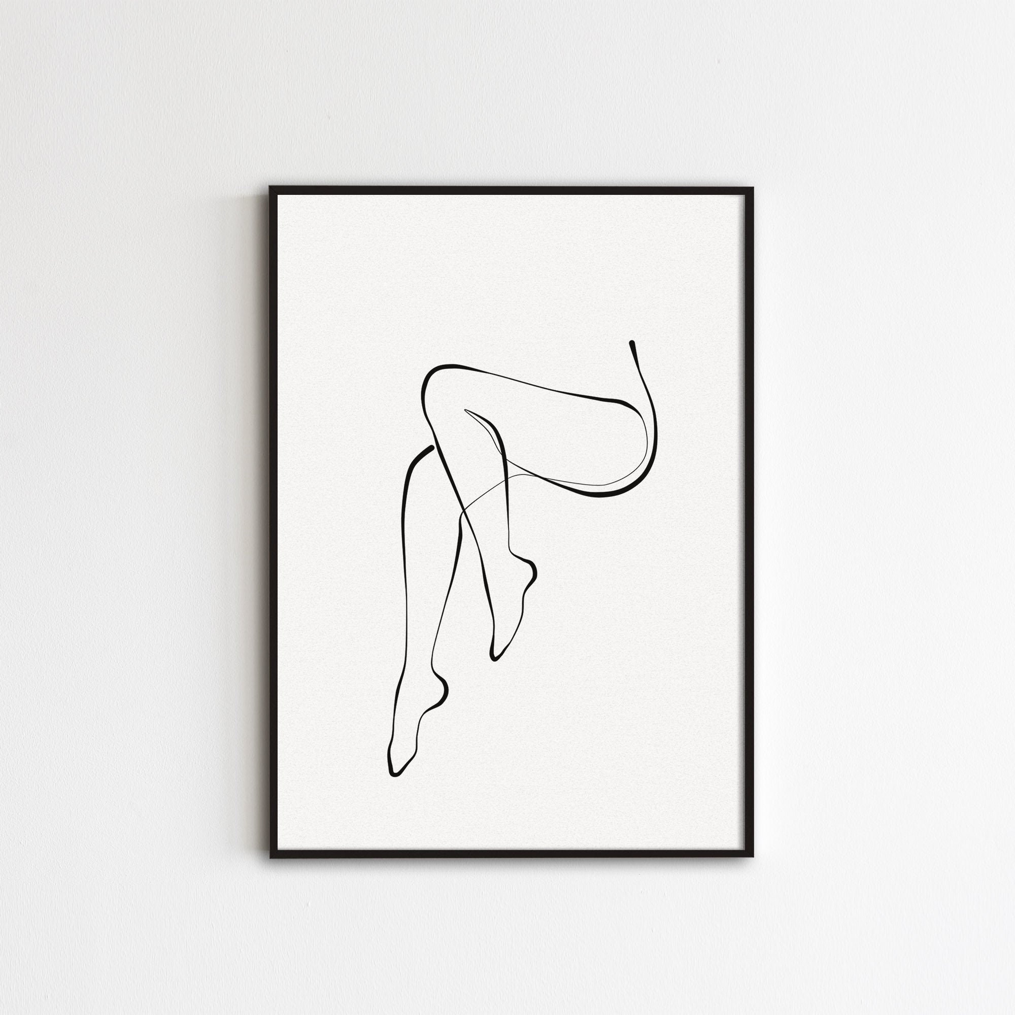 Legs Line Art One Line Drawing Woman Abstract Female Body | Etsy