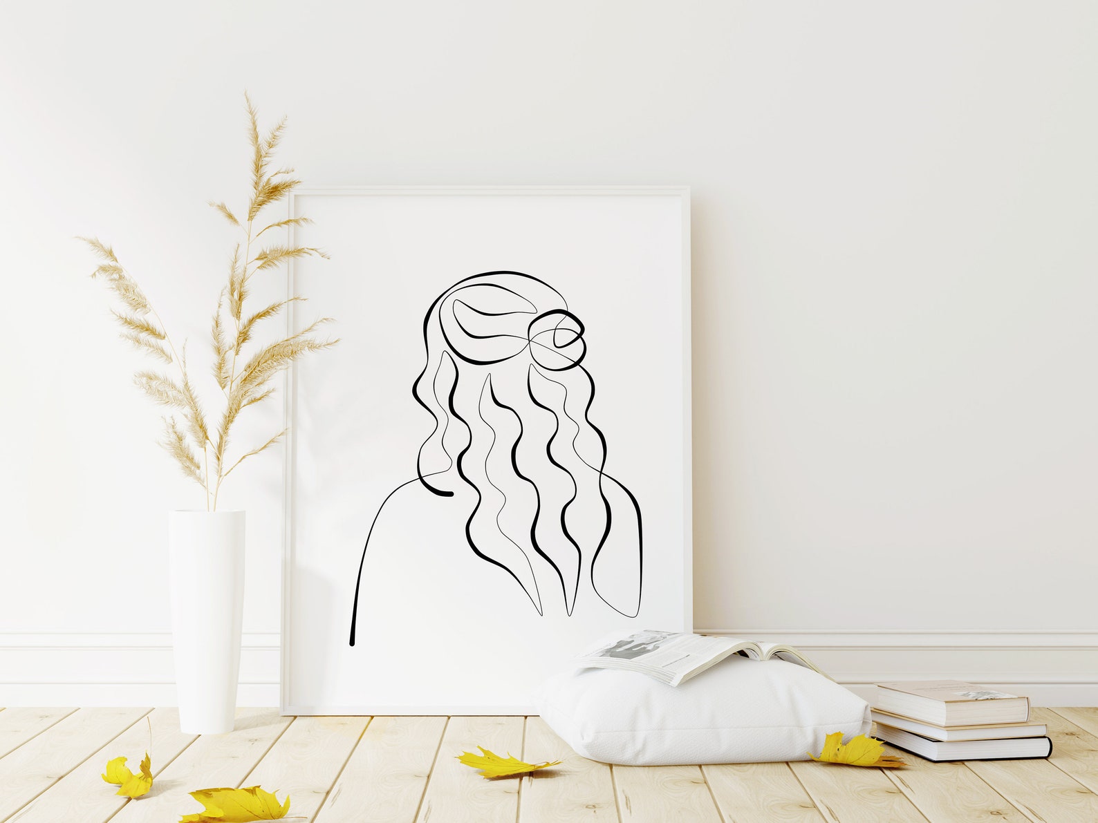 Woman Back Line Art Print Feminine Drawing Female Figure | Etsy