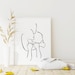 Couple Line Art, Hugging Print, Man and Woman Art, Love Line Drawing ...