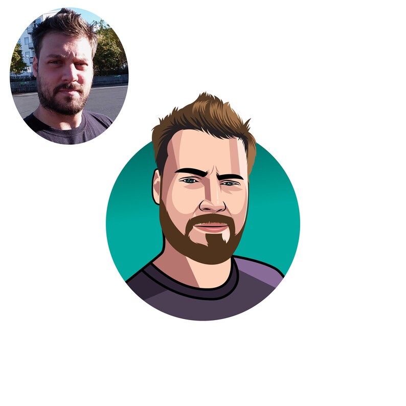 Custom Avatar Portrait Cartoon Portrait Caricature Drawing | Etsy