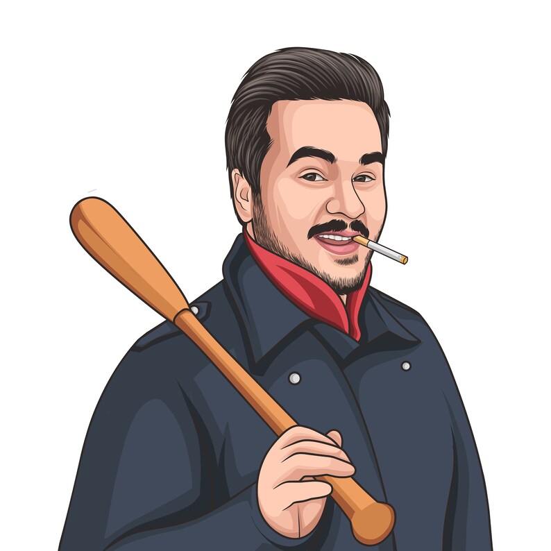 Cartoon Portrait Custom Cartoon Portrait Vector Art Custom - Etsy