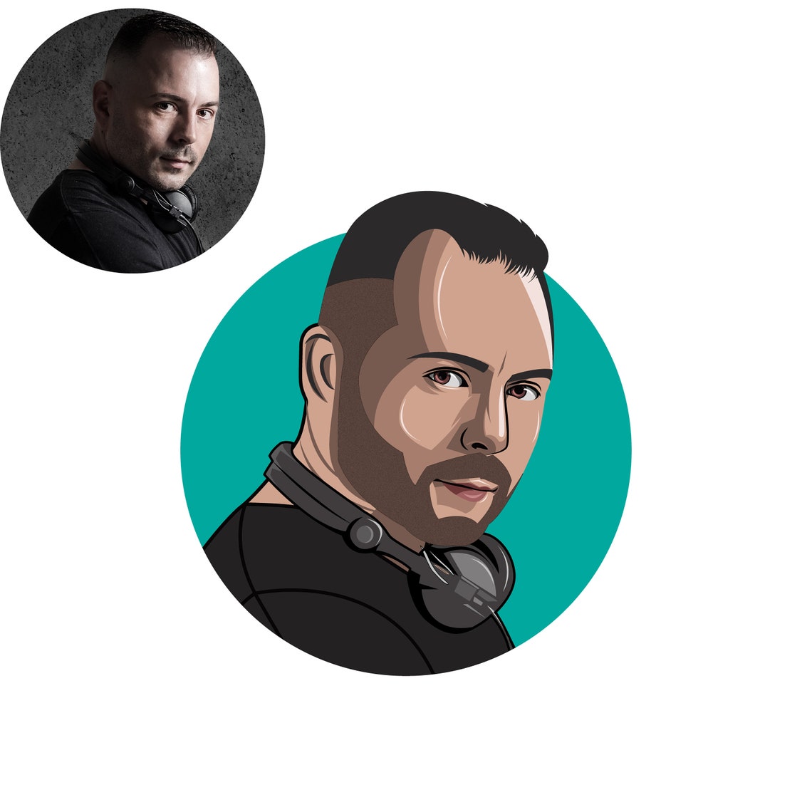 Custom Cartoon Portrait Avatar Caricature fun Art popart | Etsy