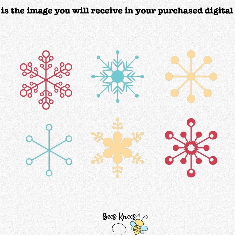 Snowflake Silhouette - Etsy