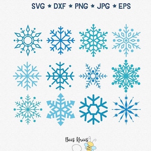 Snowflake Svg, Winter Svg, Christmas Svg, Snowflake Cut File for Cricut ...