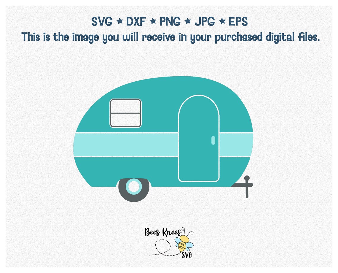 Retro Camper Svg Camper Svg Travel Trailer Svg Cricut and - Etsy
