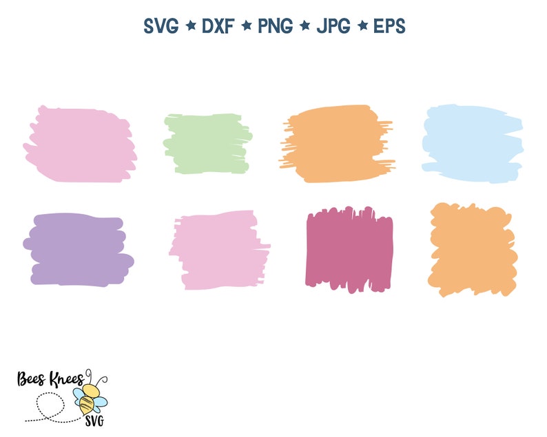 Paint Brush Strokes SVG Paint Brush Svg Background Svg | Etsy