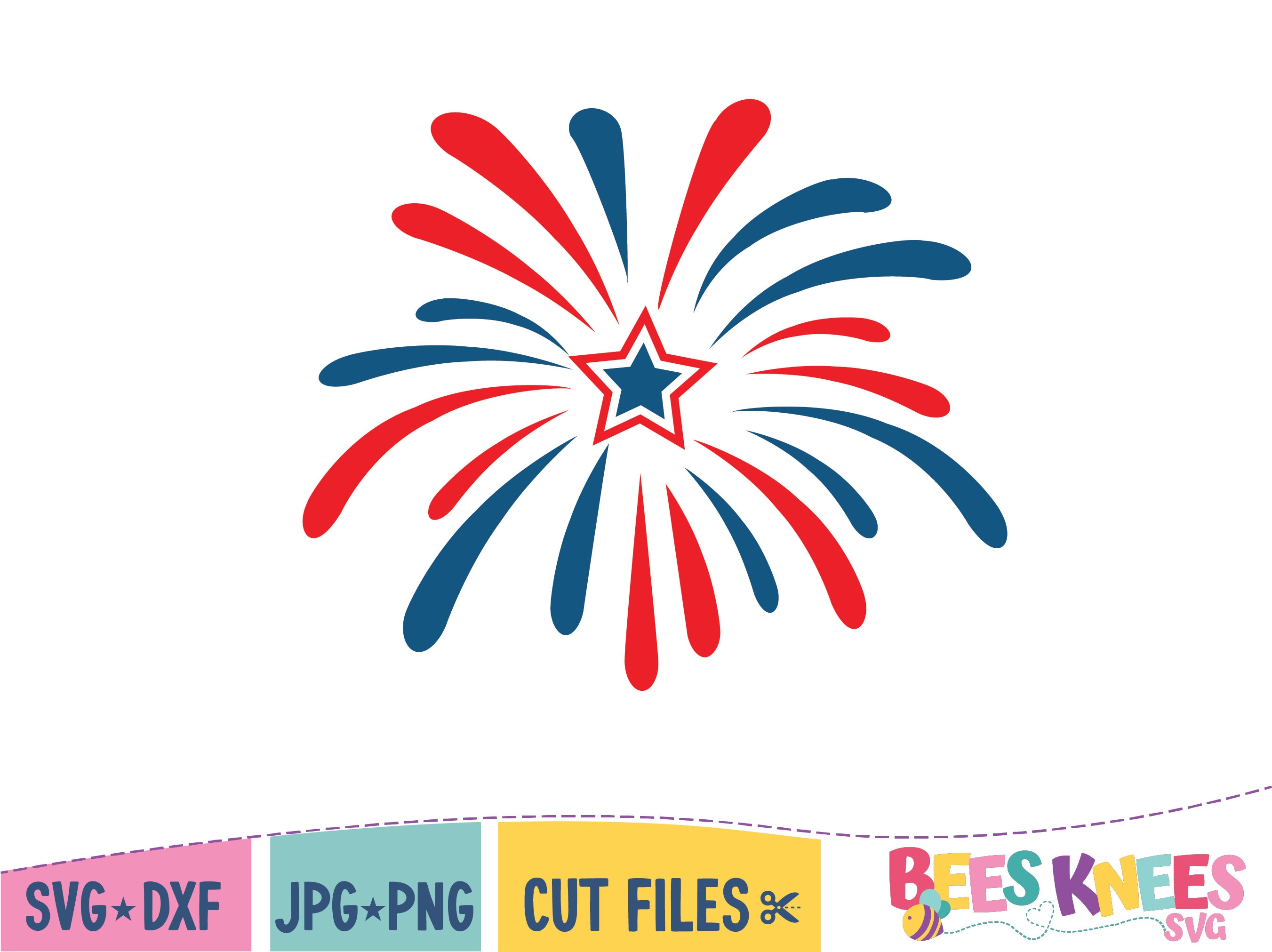 Fireworks Svg, 4th of July Fireworks, Firecrackers Svg, Cut File for ...