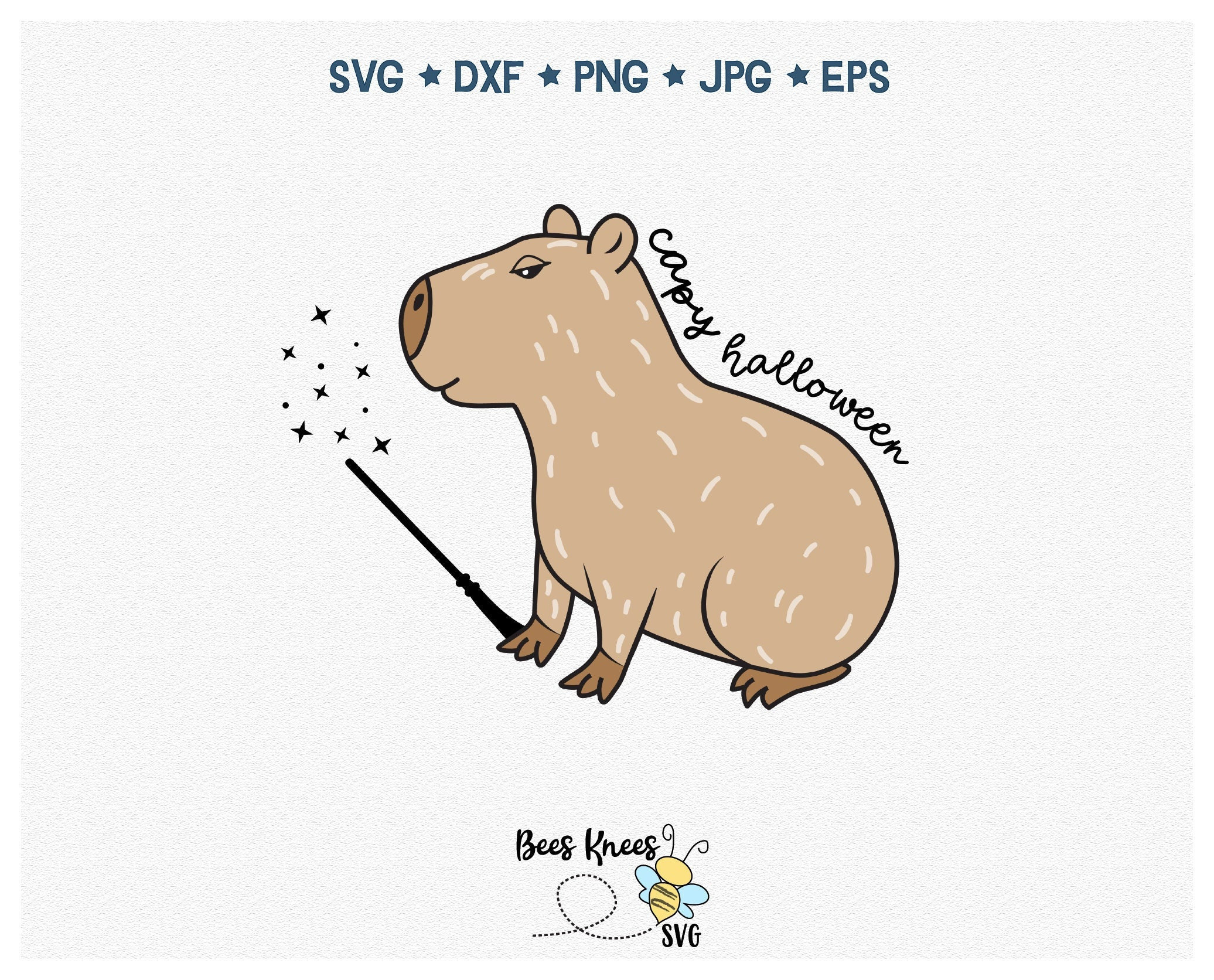 Capybara Halloween Svg Cute Capybara Svg Capybara Clipart - Etsy Denmark