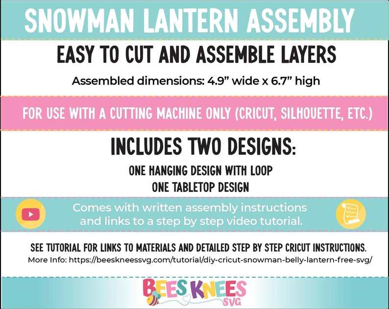 Snowman Lantern SVG Template, Christmas Diy Ornament, Winter Belly ...