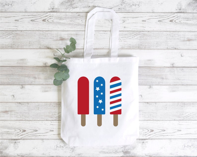 Patriotic Popsicles Svg, 4th of July Popsicles, Patriotic Ice Cream ...