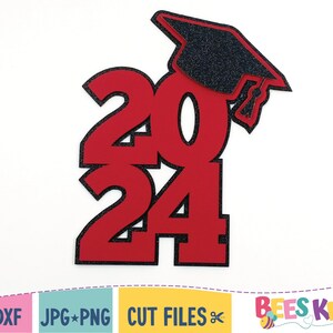 2024 Graduation Svg, Graduation Party Decorations Svg, Graduation Class ...