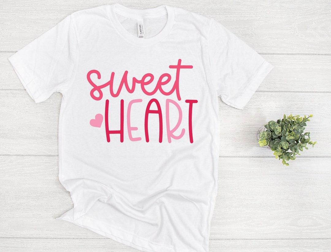 Sweet Heart Svg, Valentine's Day Handwritten SVG, Cut File for Cricut ...