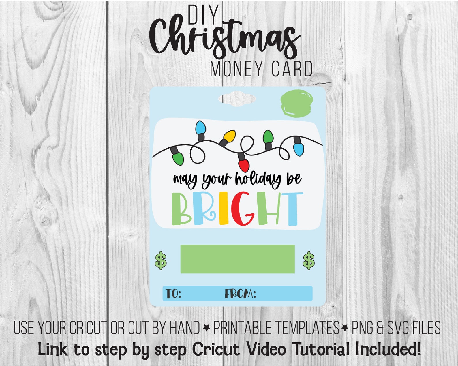 Printable Christmas Money Card Template Bundle Holiday Lip - Etsy