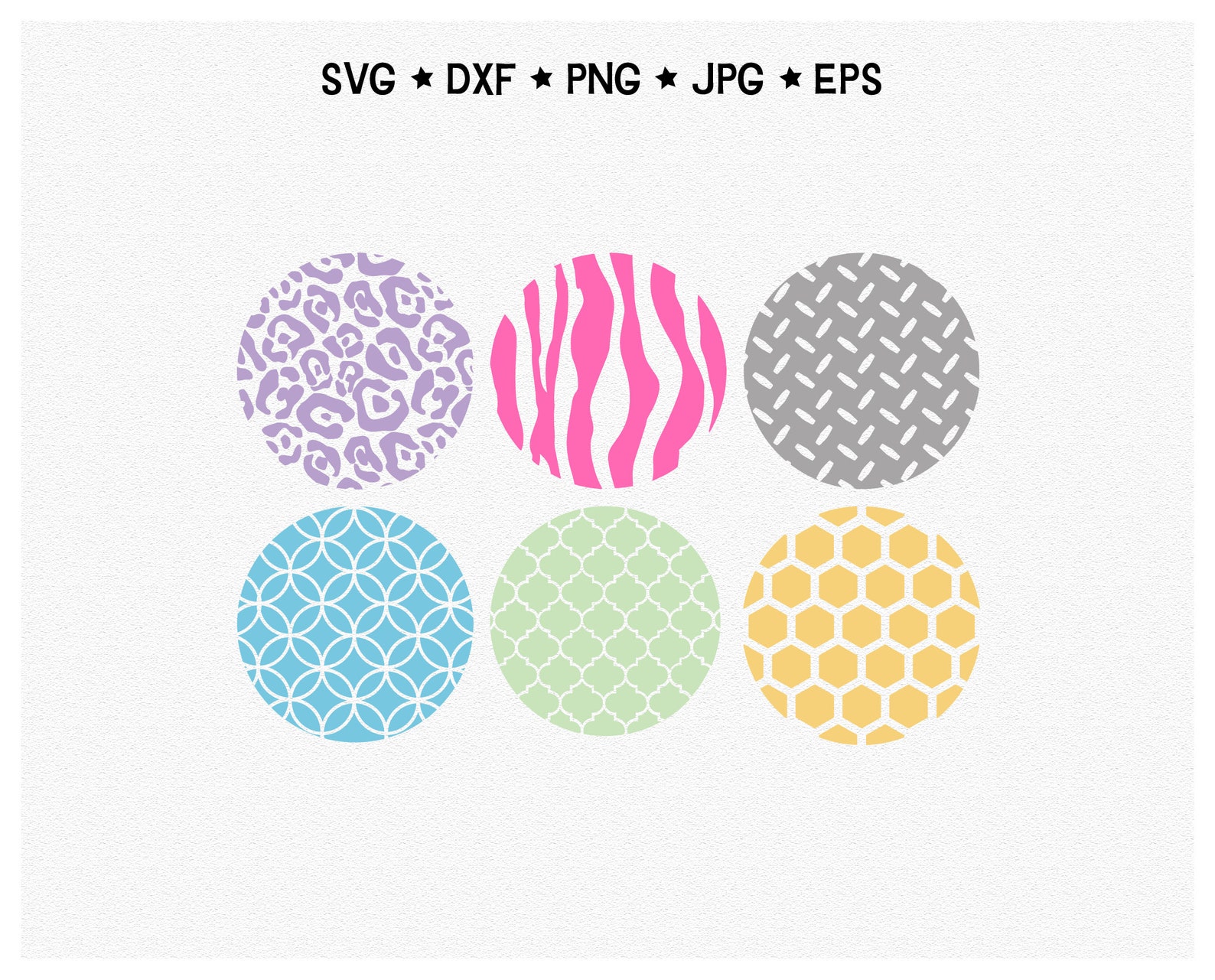 Round Pattern SVG Keychain Svg Circle Patterns Svg - Etsy UK
