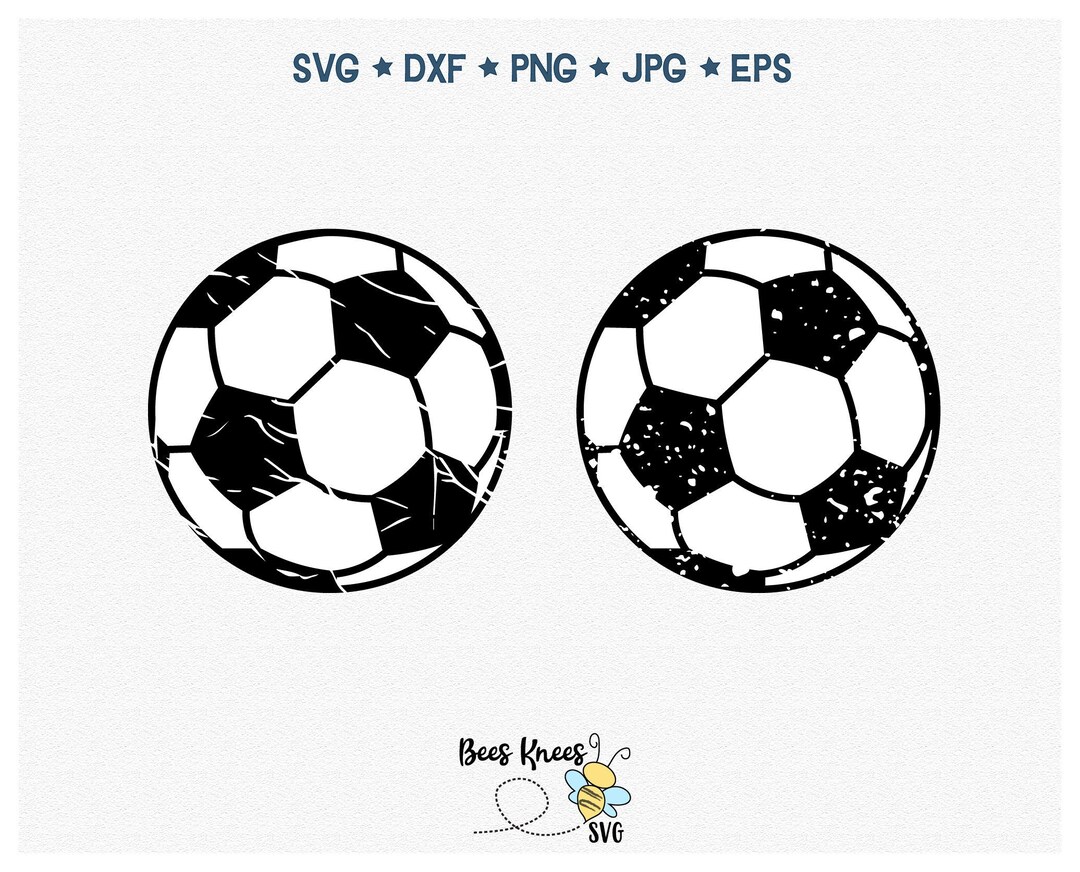 Distressed Soccer Ball SVG, Grunge Soccer Ball SVG, Soccer Ball SVG ...