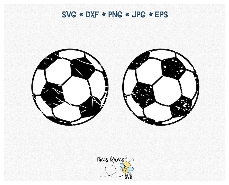 Distressed Soccer Ball SVG, Grunge Soccer Ball SVG, Soccer Ball SVG ...