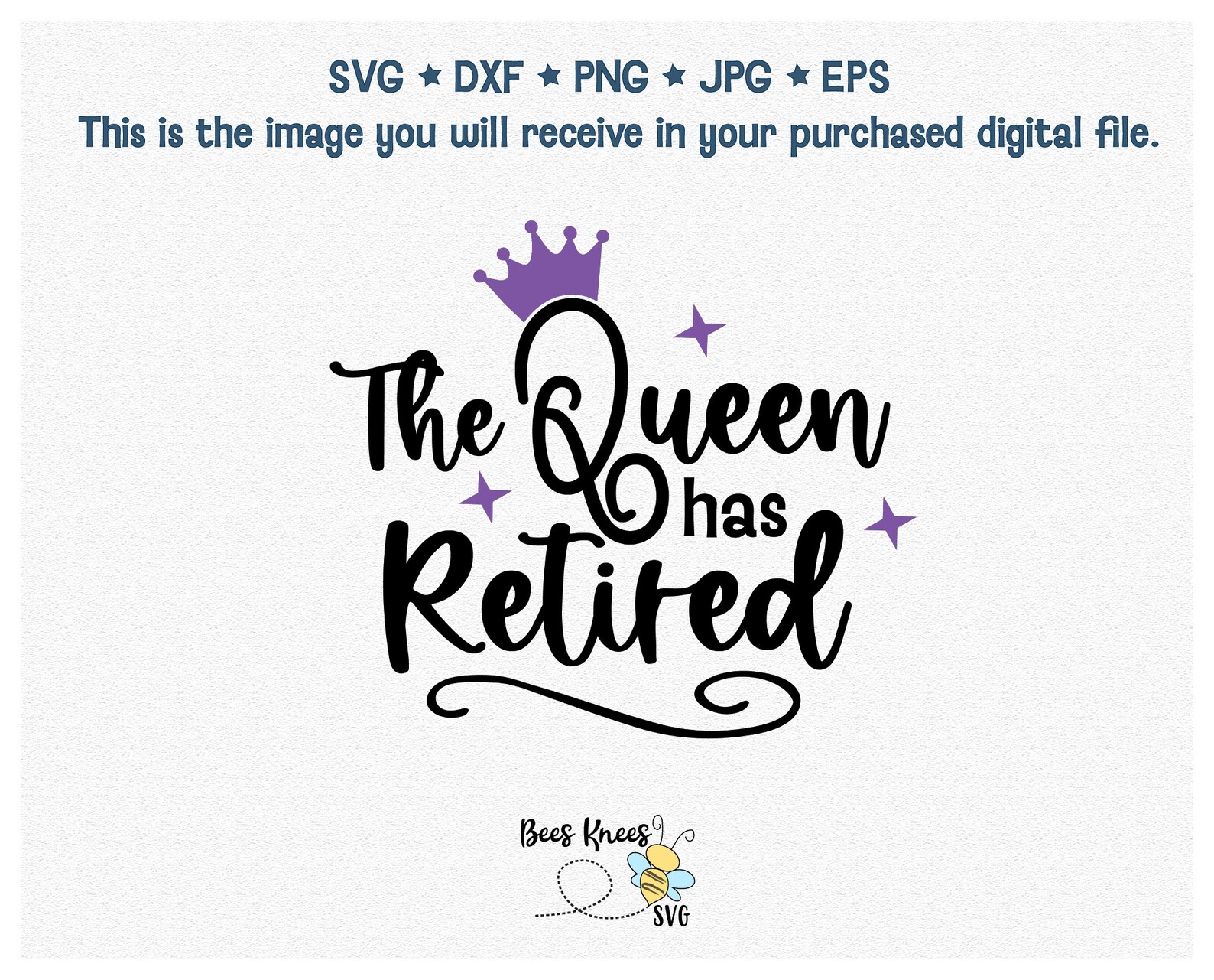 The Queen Has Retired Svg Retirement T-shirt for Cricut - Etsy UK
