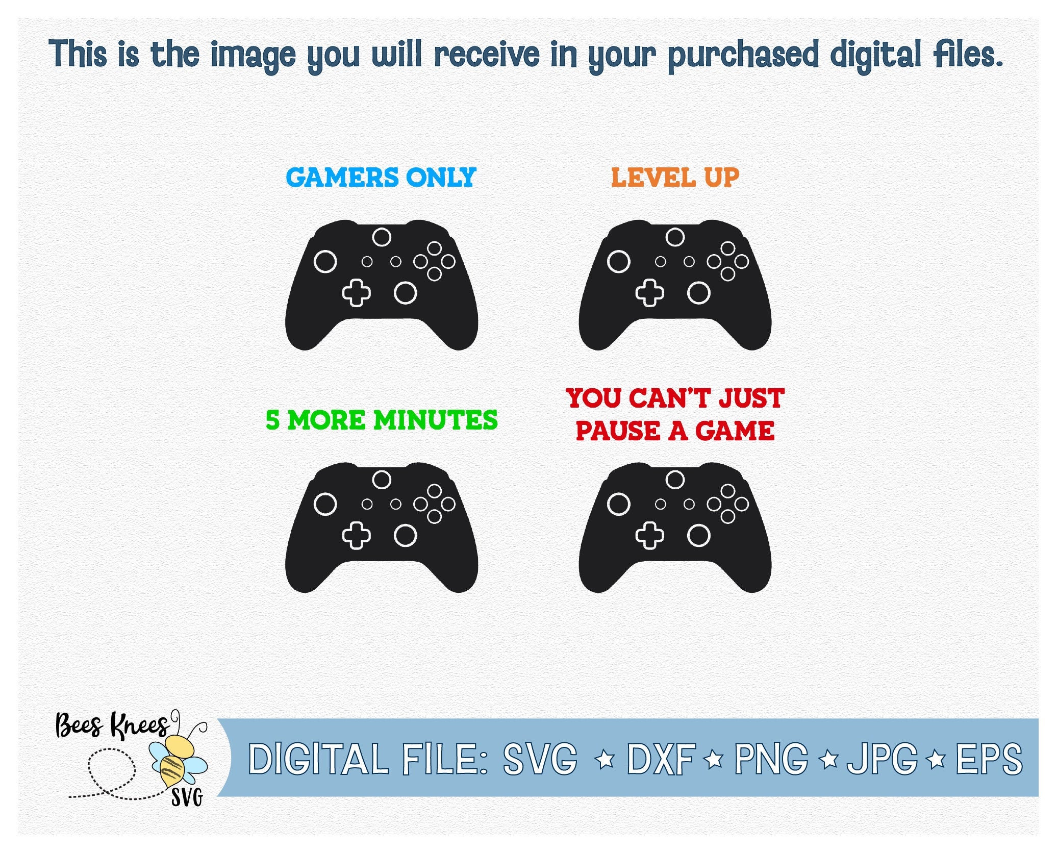 Video Game Quotes Svg Gamers Quotes Svg Gamer Phrases Svg | Etsy