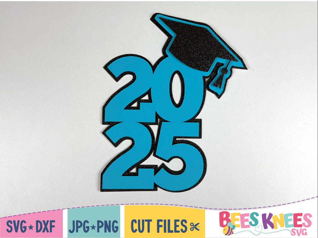2025 Graduation Svg, Graduation Party Decorations Svg, Graduation Class ...
