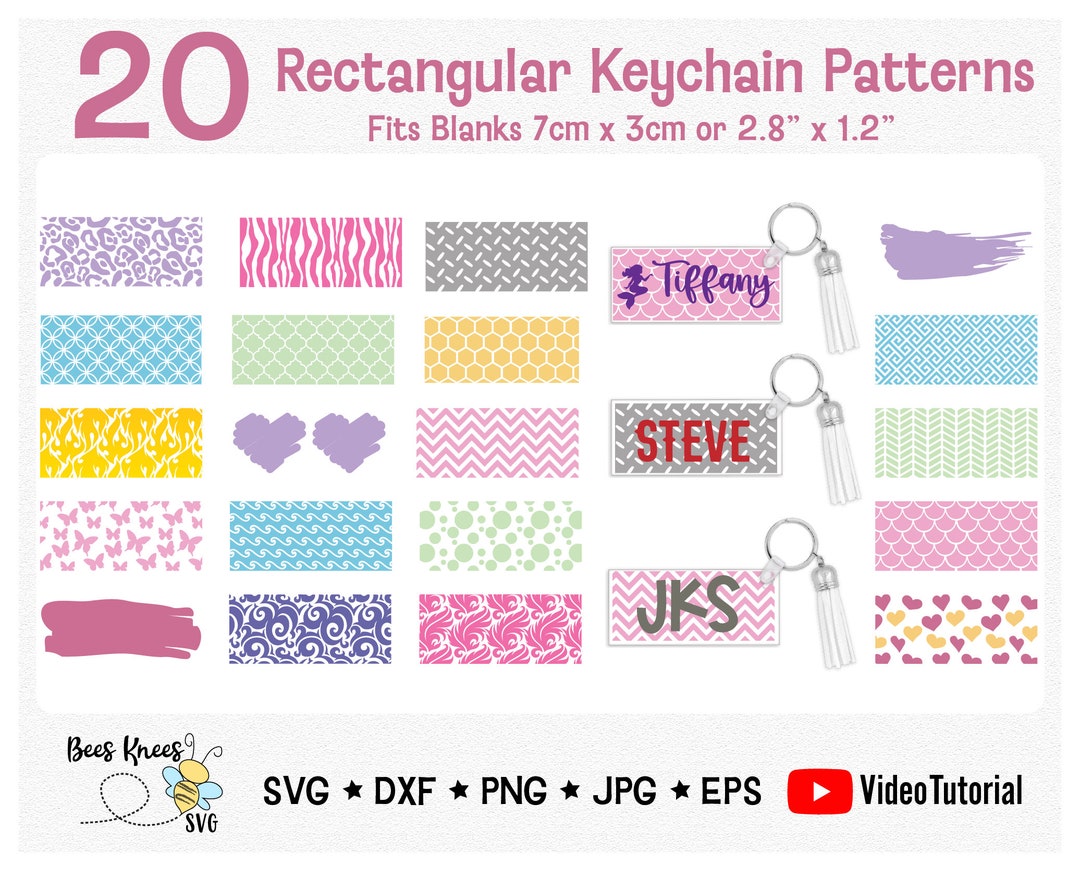 Rectangle Pattern SVG, Keychain Svg, Rectangular Patterns Svg ...