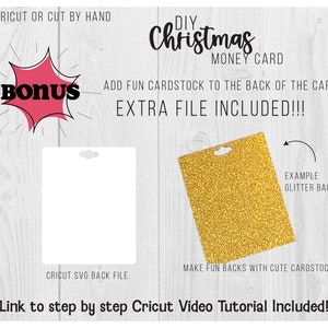 DIY Custom Photo Elf Money Card SVG, Personalized Christmas Photo Lip ...