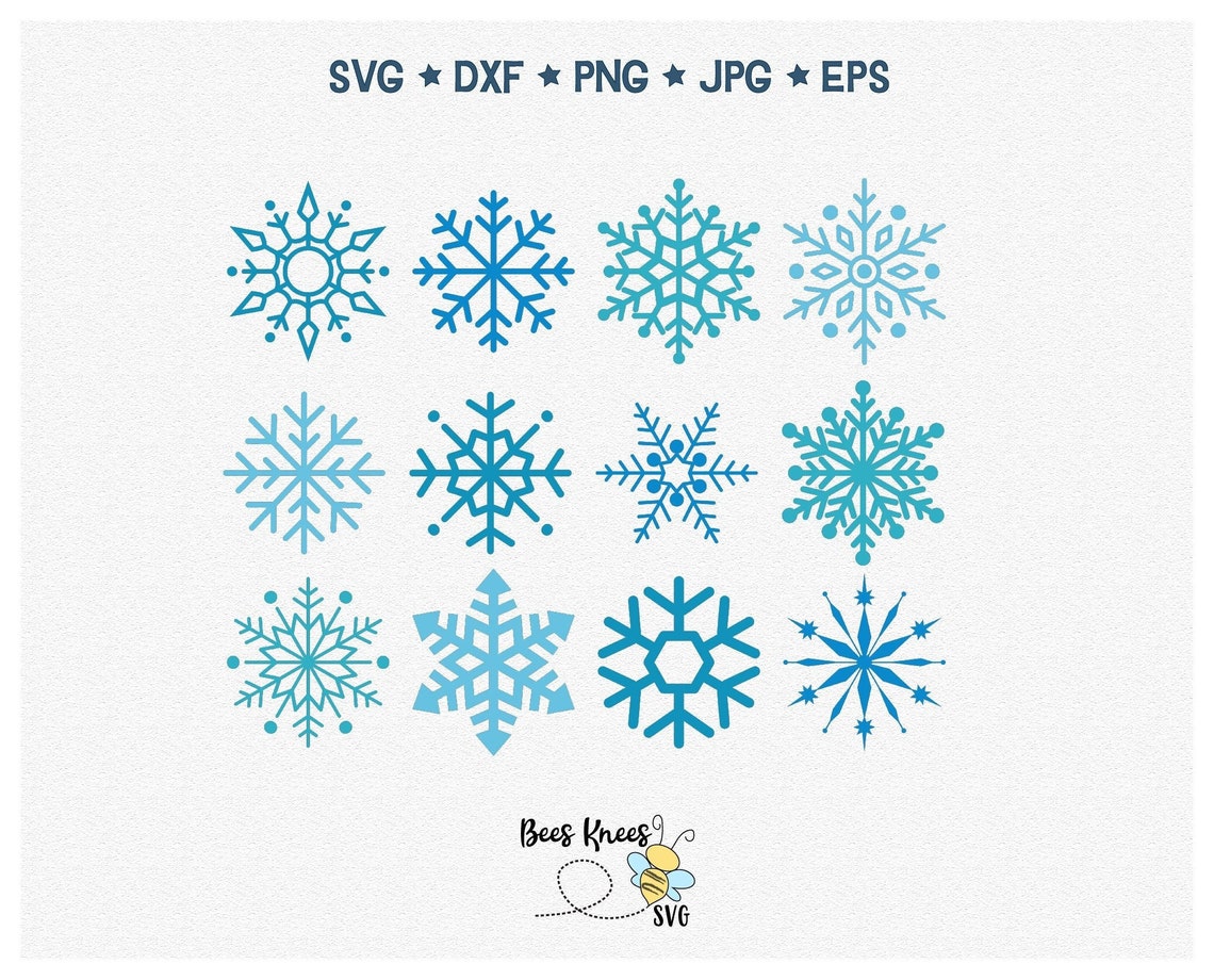 Snowflake Svg Winter Svg Christmas Svg Snowflake Cut File | Etsy