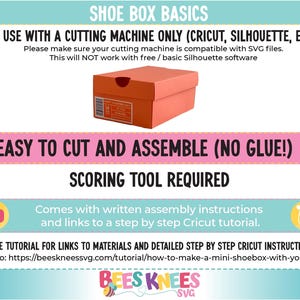 Sneaker Shoebox SVG, Mini Tiny Small Shoebox Template, Cricut or ...