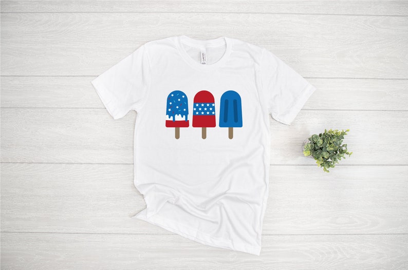 Patriotic Popsicles Svg, 4th of July Popsicles, Patriotic Ice Cream ...