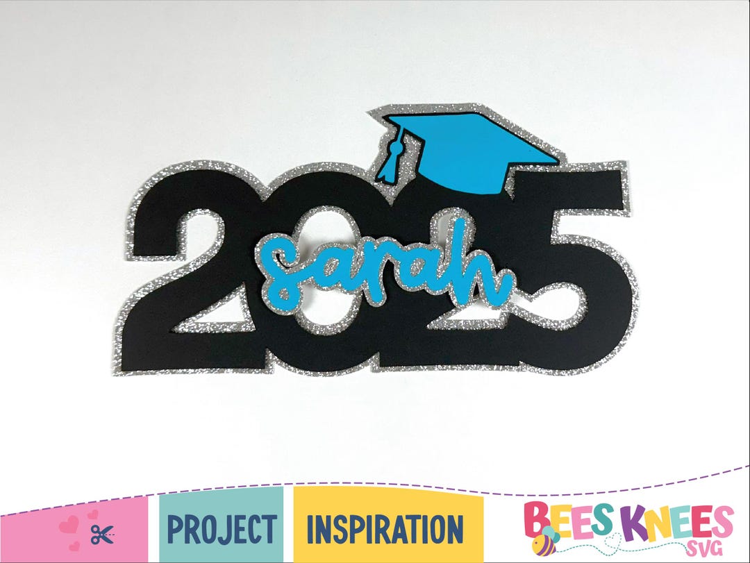 2025 Graduation With Cap Svg, Graduation Party Decorations Svg ...