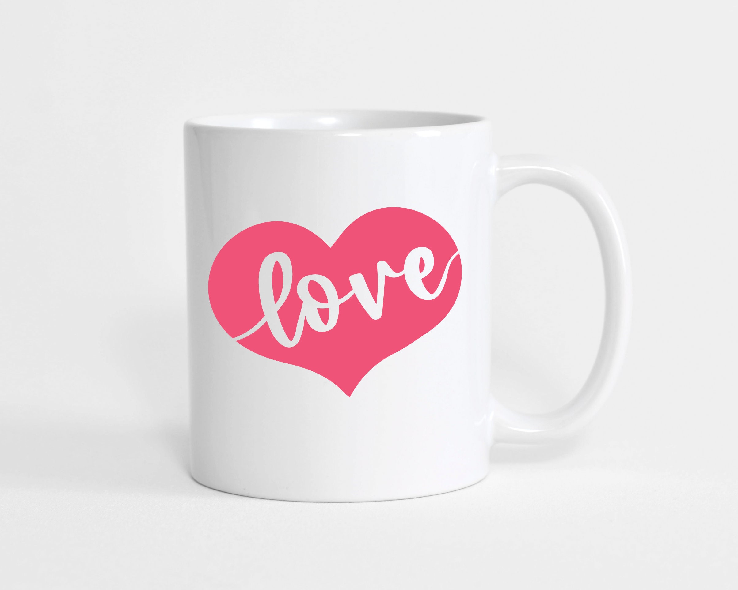 Love Heart Svg, Valentine's Day Svg, Cut Out Love Svg, Cut File for ...