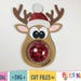 Reindeer Head Candy Holder, Christmas Candy Holder Template, Fillable ...