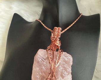 Rose Quartz Mini Fidget Sphere Wrapped in Copper - Etsy