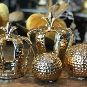 Silver and Gold Decorative Balls, Christmas Balls for Bowls, Vases ...