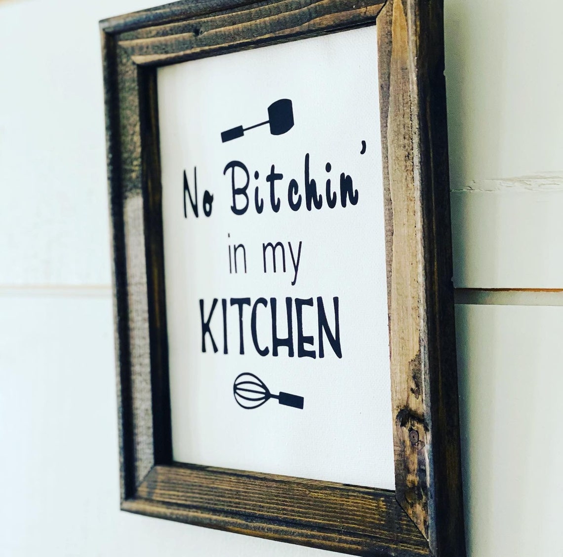 Funny Kitchen Wall Sign Rustic Kitchen Decor Housewarming | Etsy