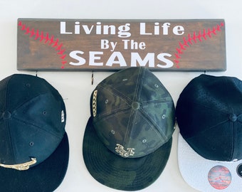 Baseball Themed Hat Rack - Etsy