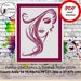 Woman Face Cross Stitch Pattern Modern Cross Stitch Pattern - Etsy