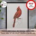 Winter Cardinal Cross Stitch Pattern , Easy Cross Stitch Pattern PDF - Etsy