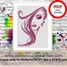 Woman Face Cross Stitch Pattern Modern Cross Stitch Pattern - Etsy