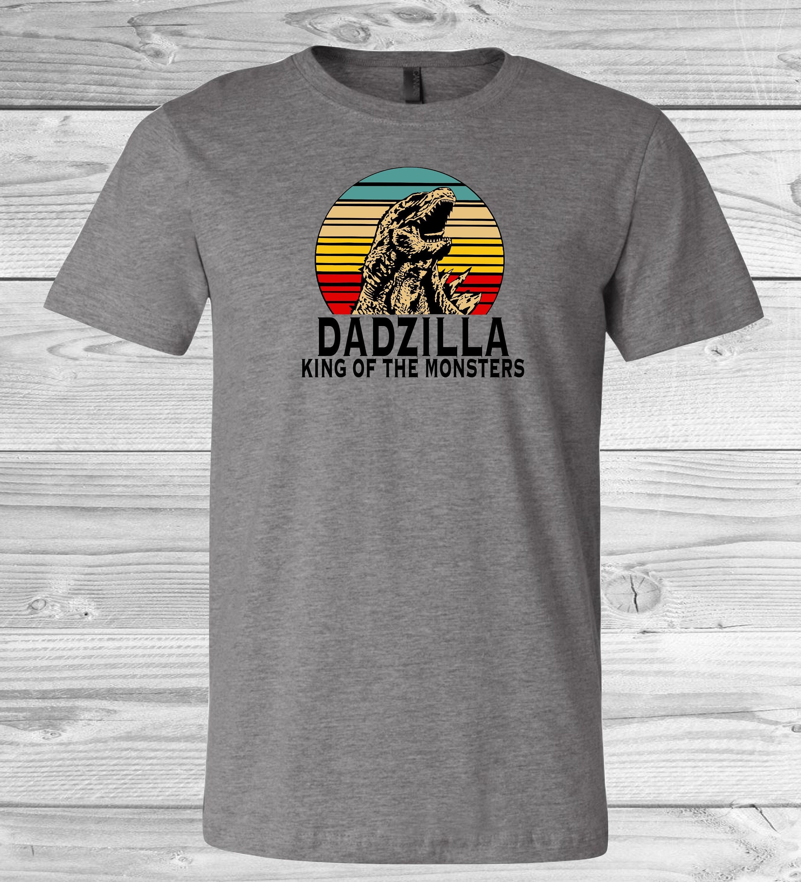 Dadzilla King of Monsters Father's Day Life Tees - Etsy