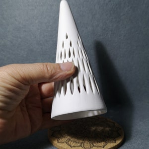 Ceramic Tree Lantern - Christmas Decor - Centre Piece Tea Light Holder ...