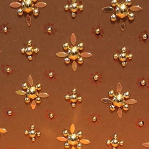 Luxury Handmade Card - Pretty Gold Flowers - Anniversary - Etsy